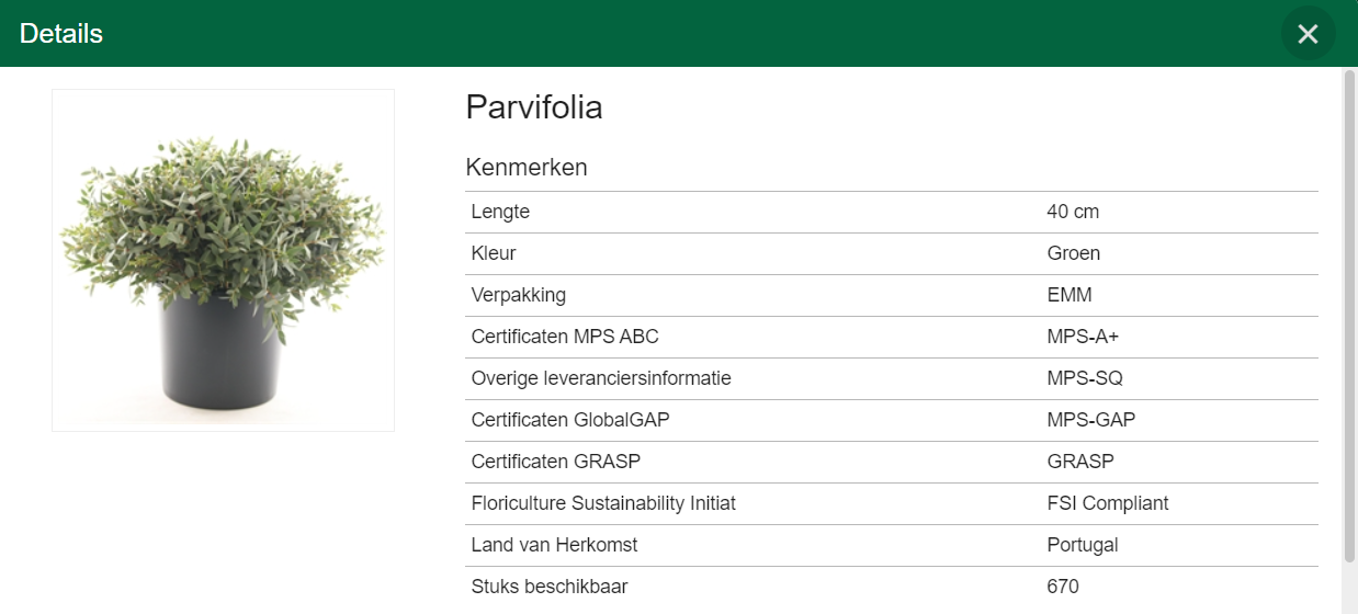 Webshop Certificaten - Adomex